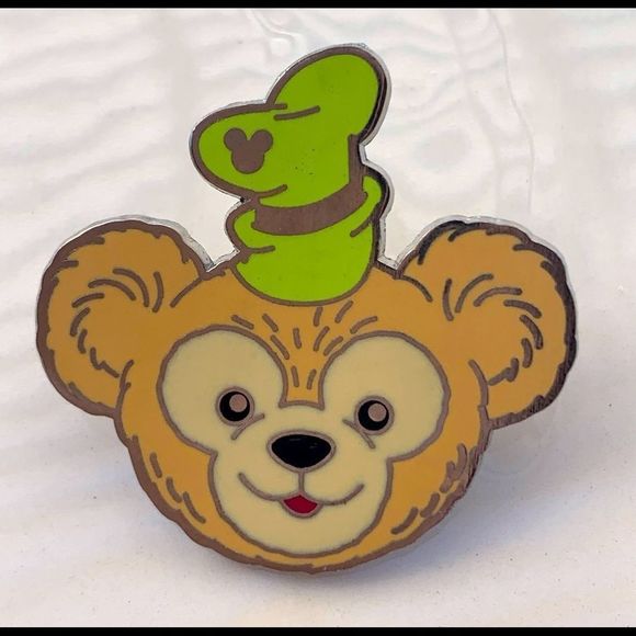 Disney | Jewelry | Disney Duffy The Bear In Goofys Green Hat Of 5 ...
